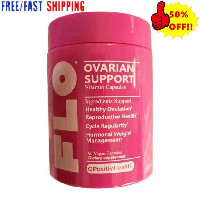 FLO OVARIAN SUPPORT Vitamin Capsules Probiotic Health Dietary ...