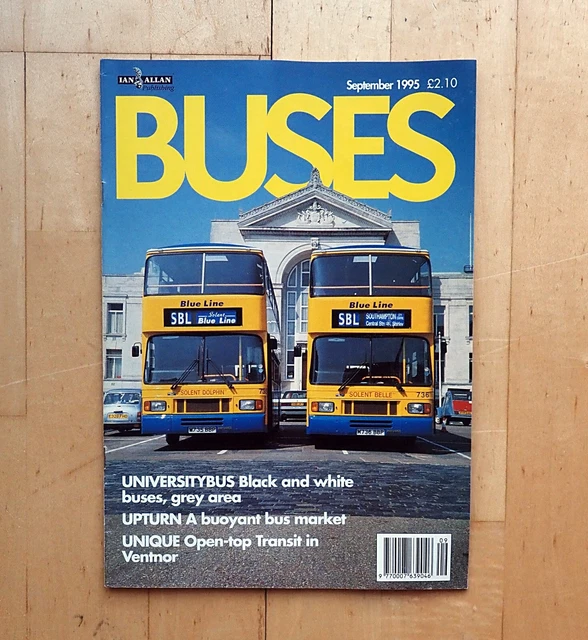 BUSES EXTRA MAGAZINE by Ian Allan. September 1995 Open top transit in ...
