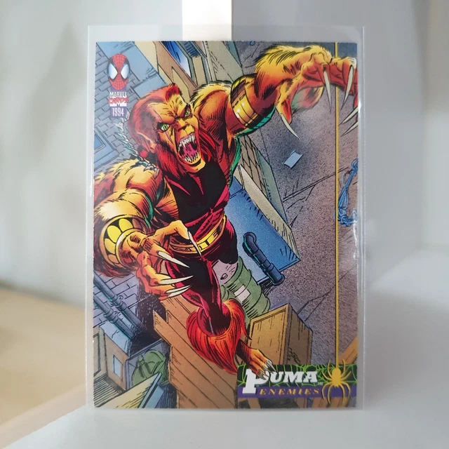 PUMA SPIDER-MAN ENEMIES 1994 Fleer Marvel Trading Card #31 MINT EUR 6 ...