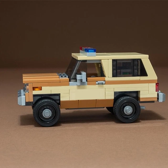 MOC STRANGER THINGS Building Blocks Jim Hopper's Jeep Vehicles Car Toys ...