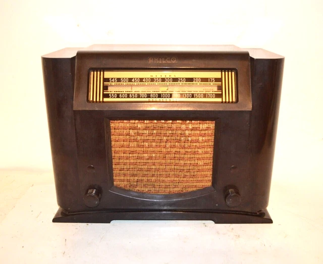 BEAUTIFUL AND RARE Art Deco 1942 Bakelite Philco Radio Receiver Model ...