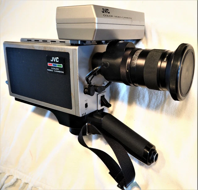 CÁMARA DE VIDEO en color vintage JVC CV-5001 y visor CV-F503PAL con ...