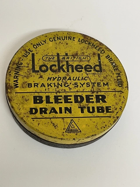 VINTAGE LOCKHEED BLEEDER Drain Tube Tin For Jaguar Toolkit £45.00 ...