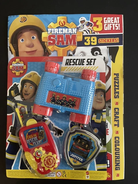 FIREMAN SAM MAGAZINE #55 With 39 Stickers And Rescue Set £10.80 ...