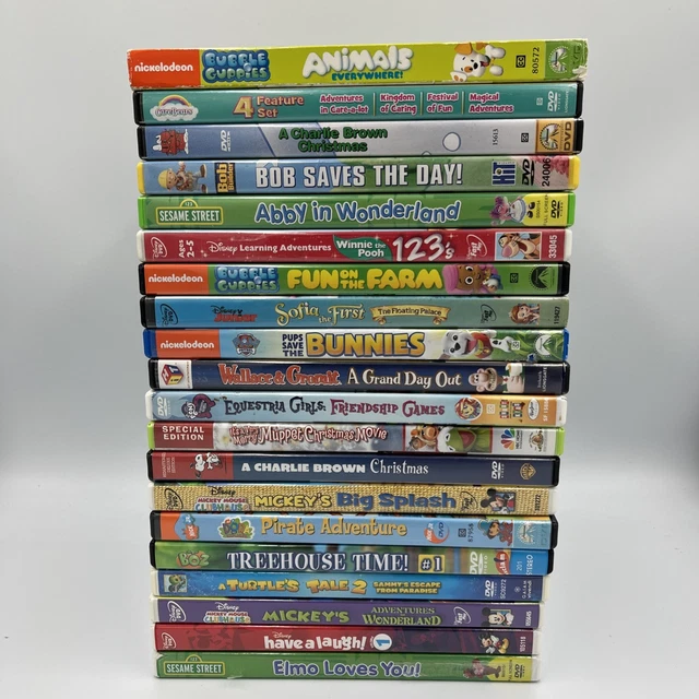 YOUNG KIDS EDUCATIONAL & Entertaining DVD Lot 20 DVDs- Only $1 Each ...