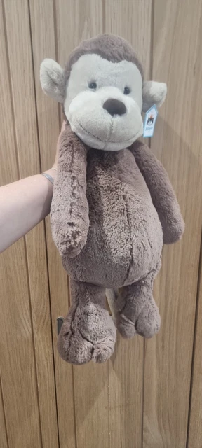 JELLYCAT BNWT I Am Huge Bashful Monkey Soft Toy Comforter Plush £156.72 - PicClick UK