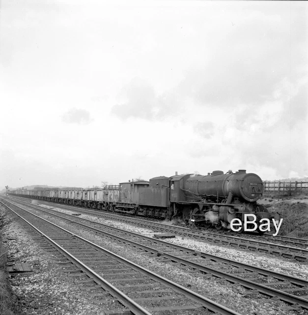 RAILWAY STEAM NEGATIVE Austerity 90233 Mirfield 9/3/66 + Copyright £4. ...