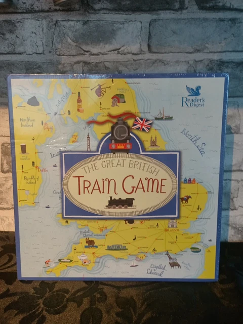 THE GREAT BRITISH TRAIN BOARD GAME Railway Locomotive Rail Steam - NEW ...