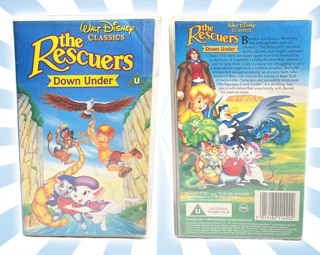 WALT DISNEY CLASSICS The Rescuers Down Under VHS PAL UK 1997 $25.37 ...