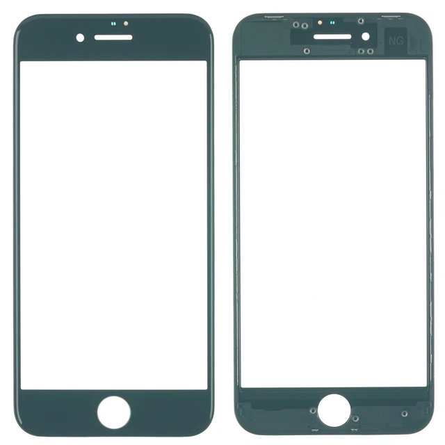 NG-PRO VERRE D'AFFICHAGE Cadre Oca pour IPHONE 8 Noir EUR 13,72 ...