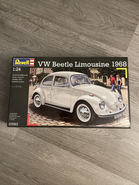 REVELL MODELLBAUSATZ &VW Beetle Limousine 1968" Maßstab 1:24 125 Teile ...