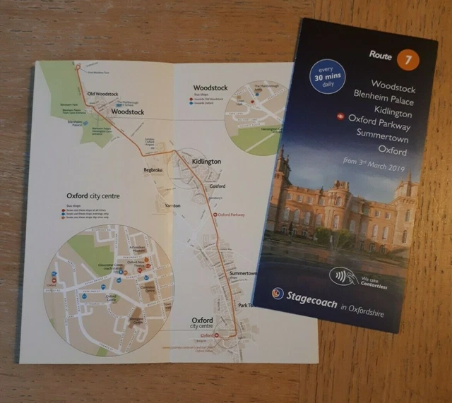 STAGECOACH OXFORD ROUTE 7 Blenheim/Woodstock bus timetable March 2019 ... STAGECOACH OXFORD ROUTE 7 Blenheim/Woodstock bus timetable March 2019 ...