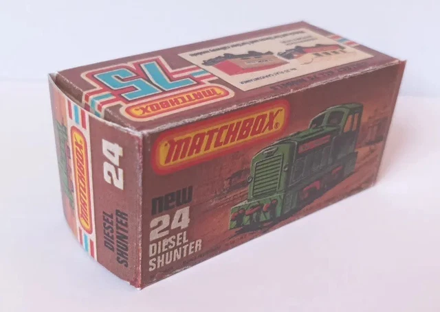 MATCHBOX SUPERFAST #24C 1:47 Diesel Shunter Locomotive Repro Box Typ-K ...