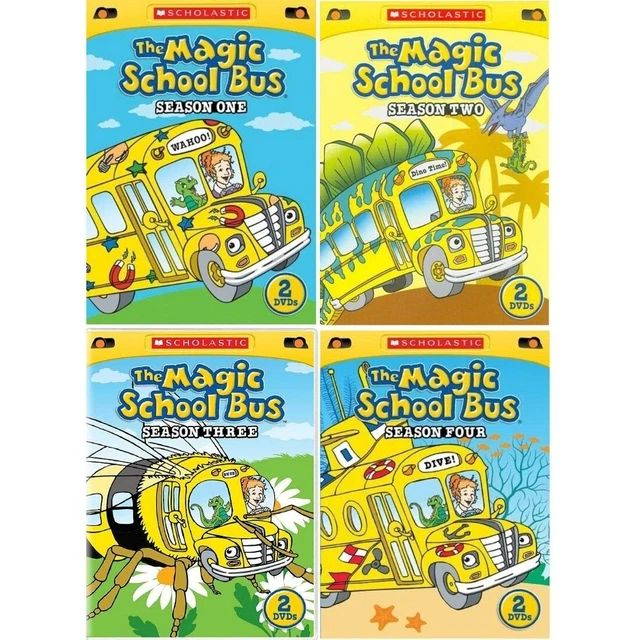 THE MAGIC SCHOOL Bus Complete Series Collection DVD Set (Seasons 1-4 ...