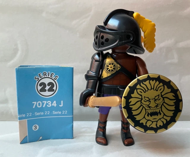 PLAYMOBIL 70734 FIGURES Boys 22 dunkler GLADIATOR Rome Kolosseum ...