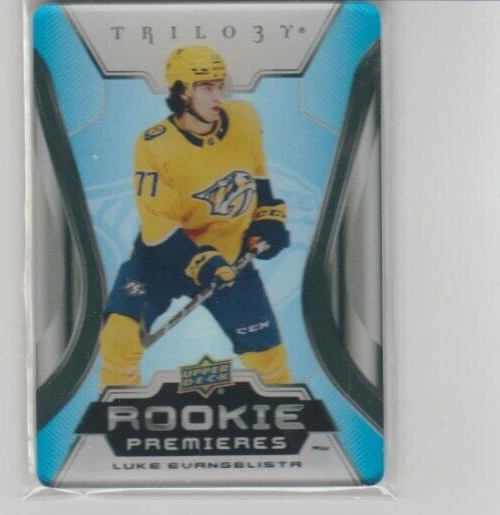 LUKE EVANGELISTA 2023/24 trilogia ponte superiore Rookie Premieres ...