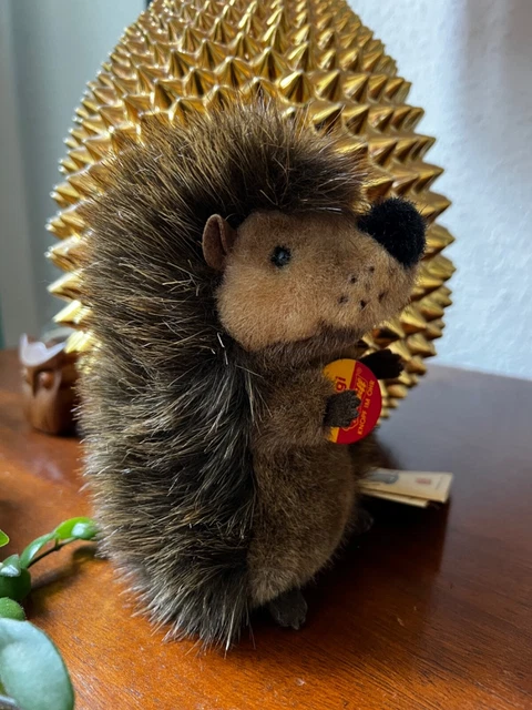 STEIFF JOGGI IGEL Stofftier Sammlerstück 90er TRUE VINTAGE Steiffs ...