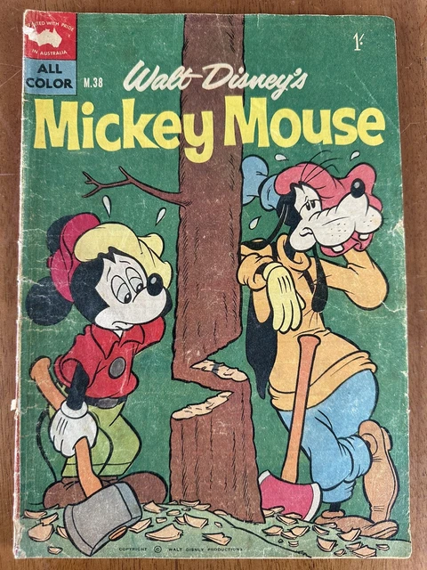 WALT DISNEY MICKEY Mouse Comic M.38 1960 “The Secret Of The Swamp” EUR ...