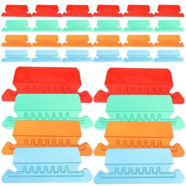 COLOR LABEL HANGING Clip Folder Tabs Plastic Folders £8.35 - PicClick UK