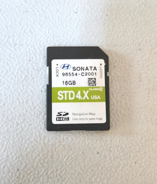 HYUNDAI SONATA MAP DATA GPS Navigation SD Card U.S Map 96554-C2001 OEM ...