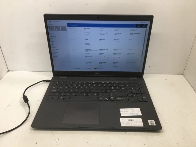 DELL LATITUDE 3510 Core i5-10210U 1.6 GHz 4 GB RAM 256 GB SSD 15.6" REF ...