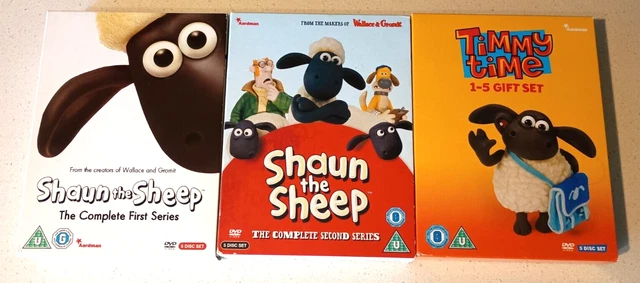 SHAUN THE SHEEP And Timmy Time Collections DVD Box Set Aardman Region 2 ...