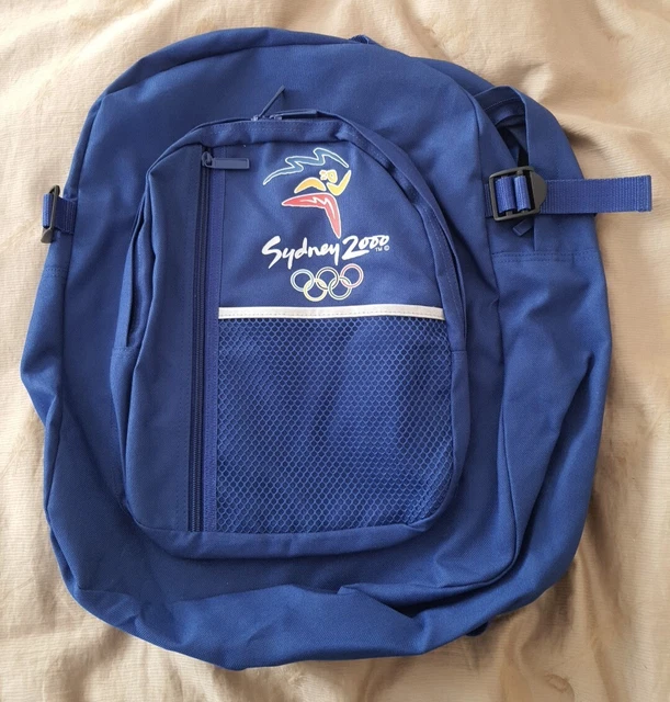 VINTAGE 2000 MCDONALDS Sydney Summer Olympics Blue Backpack (Unused ...