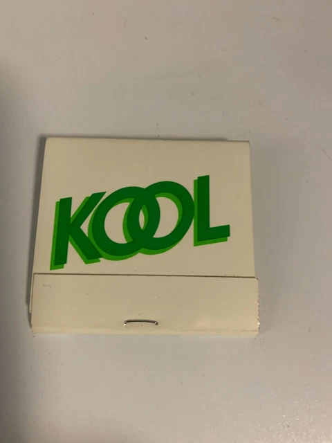 VTG 90S KOOL Cigarette Tobacco Matches Matchbook Green White Color £17. ...