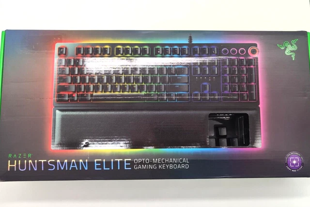 RAZER HUNTSMAN ELITE Gaming Keyboard Opto-Mechanical Purple Switches ...