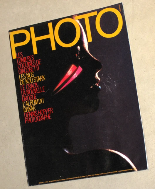 PHOTO N°234 MARS 1987 Francis Giacobetti Koo Stark Irina Ionesco Dennis ...