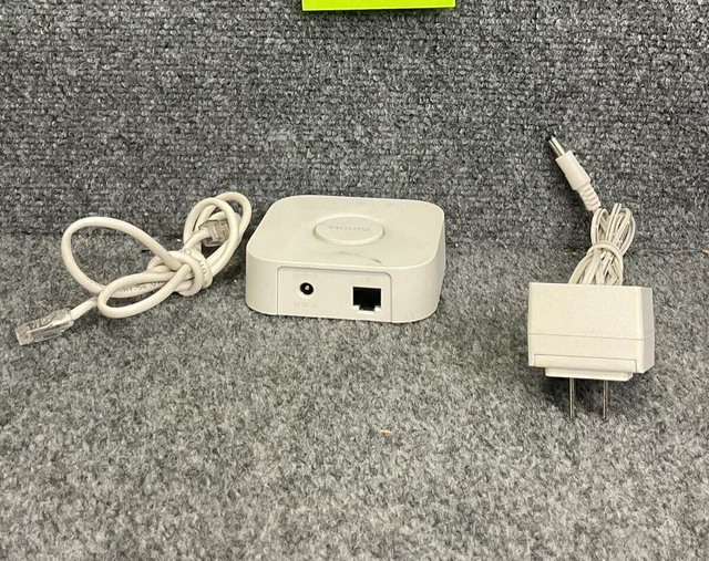 PHILIPS HUE BRIDGE 2.1 💡 Lighting Control Hub 2nd Gen With Adapter $66. ...