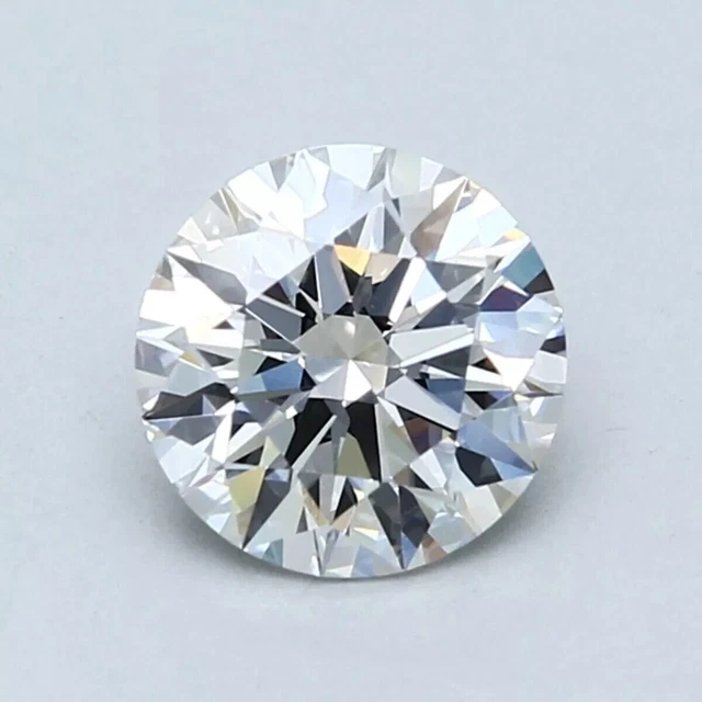 DIAMANT CVD CERTIFIÉ IGI clarté VS1 couleur H ronde cultivée en ...