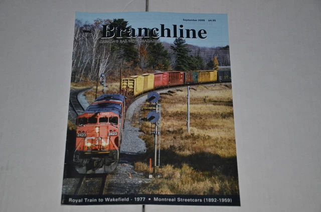 BRANCHLINE - CANADA'S Rail News Magazine - September 2009 $5.00 - PicClick