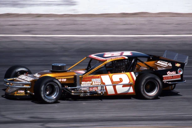 MIKE MCLAUGHLIN & Modified Stock Car 1989 Nascar Motor Racing Old Photo ...