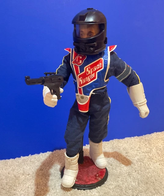 VINTAGE ACTION MAN SPACE RANGER CAPTAIN TALKING COMMANDER 12” figure ...