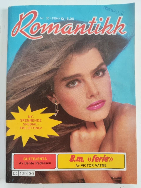 SCUDI BROOKE SULLA copertina della rivista norvegese Romantikk 1983. EUR 15,24 - PicClick IT