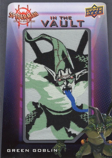 CARTE PATCH PERSONNAGE Spider-Man Into the Spider-Verse VCP-08 gobelin ...