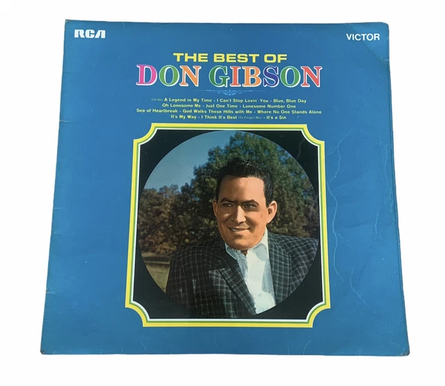 VINTAGE THE BEST of Don Gibson. 1970 RCA Victor 12" LP vinyl country ...