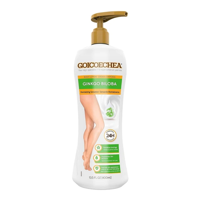 GOICOECHEA GINKGO BILOBA Body Lotion Revitalizes Tire Legs 13.5 oz EUR ...