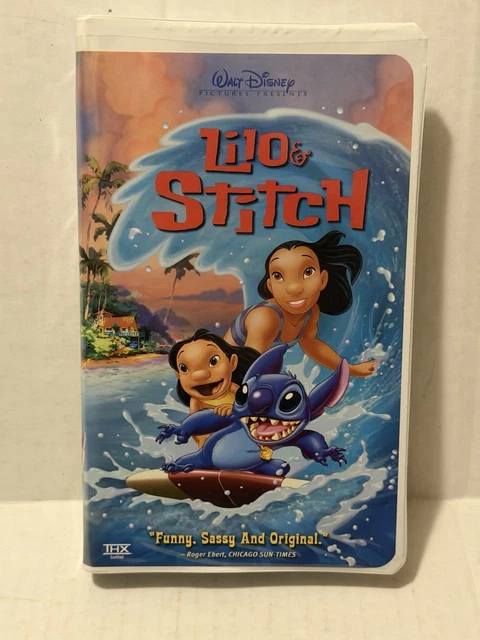LILO & STITCH VHS 2002 Animation Family Walt Disney Original Release ...