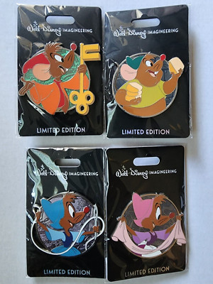 DISNEY D23 EXPO 2022 Pins WDI MOG Cinderella Mouse Mice Profile 4 Pin ...