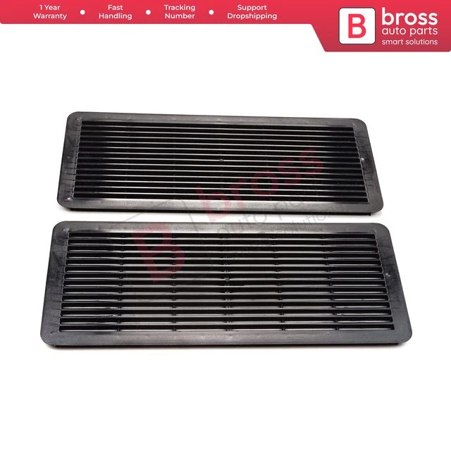 2X SUNROOF GRILLE Vent Cover Black for Mercedes W203 W208 W209 W210 ...