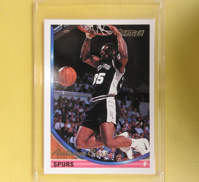 ANTOINE CARR 1993-94 B L A N K B A C K TOPPS OR #80 San Antonio Spurs ...