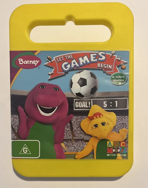 BARNEY LET THE GAMES BEGIN DVD Region 4 - Free Aus Post! £30.86 ...