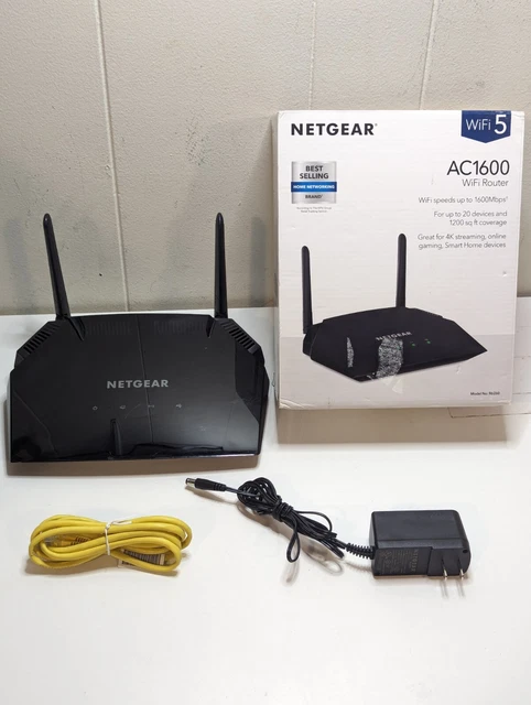 NETGEAR AC1600 DUAL Band WiFi Router Model R6260 $12.00 - PicClick