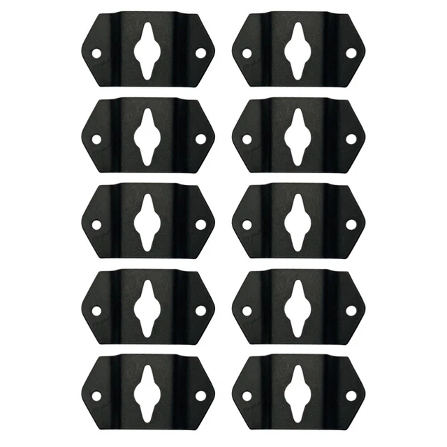 10 PCS STEEL Corner Connector Small Speaker Hook Hanger Plate Wall ...