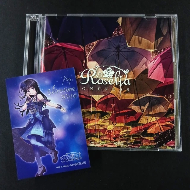 CD_49 BANG DREAM Roselia ONENESS CD+Bluray A3 EUR 32,77 - PicClick FR