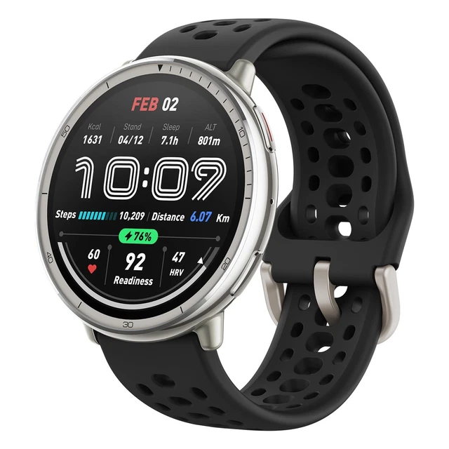 AMAZFIT ACTIVE 2 Smart Watch 44 mm mappe GPS con direzione fitness ...