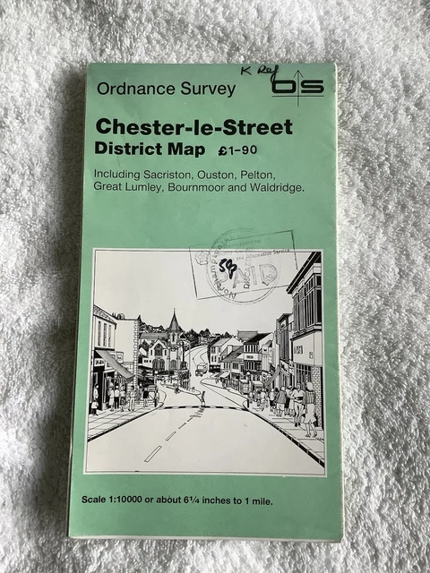 CHESTER LE STREET And District Map. Sacriston,Ouston,Pelton,Great ...