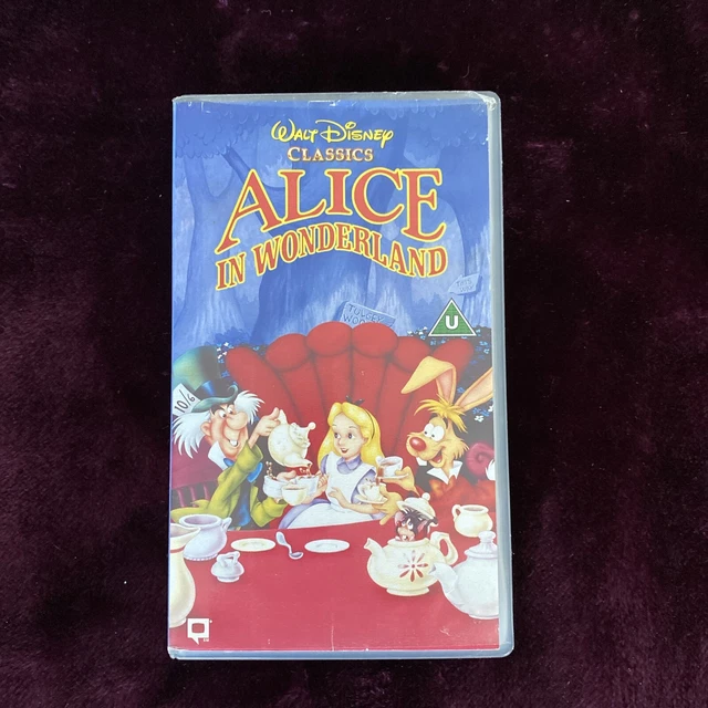 WALT DISNEY’S CLASSIC 1951 ‘Alice in Wonderland’ on PAL VHS Video Cassette £1.99 - PicClick UK